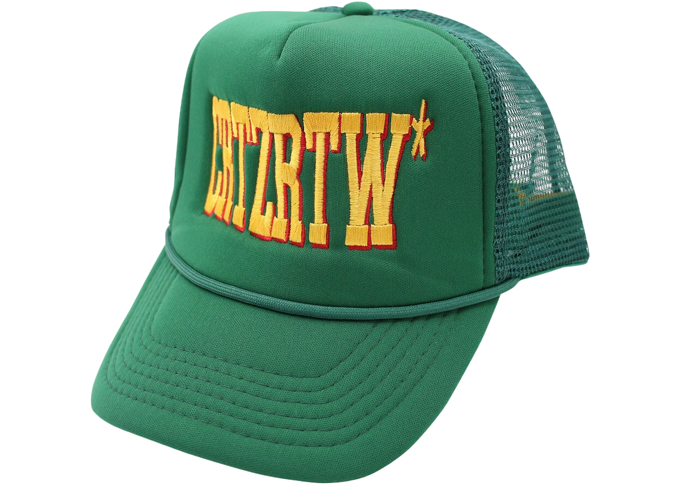 Corteiz Cultfiction Trucker Hat Green - Rotation